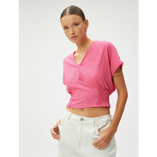 Блуза KOTON, размер S, розовый