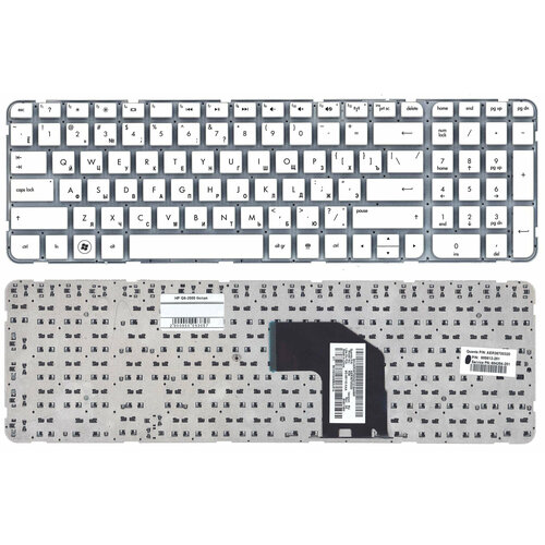 Клавиатура для ноутбука HP Pavilion G6-2026er белая без рамки