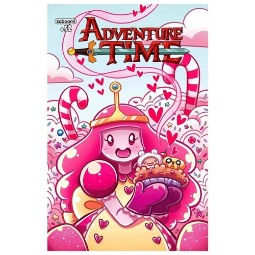 Плакат, постер на бумаге Adventure time/Время приключений/. Размер 60 х 84 см