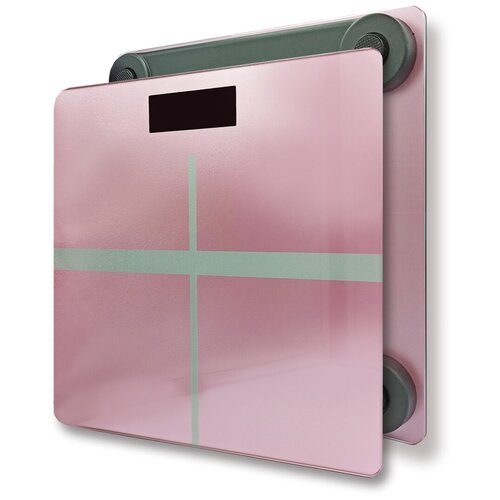 Электронные весы напольные высокоточные, до 180 кг, цвет розовый, 28х28х2,5 см, BloomingHome accents. BH-SCLS-09