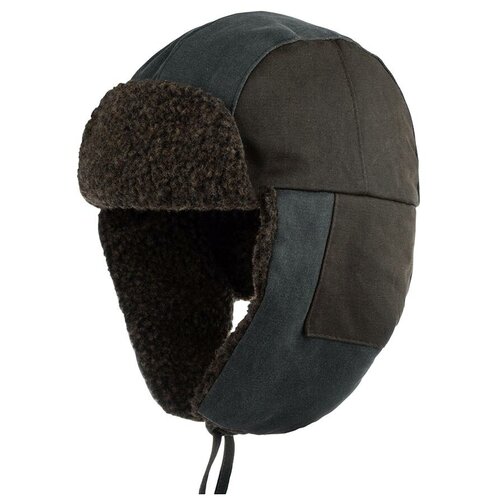 Шапка ушанка STETSON, размер 57, серый