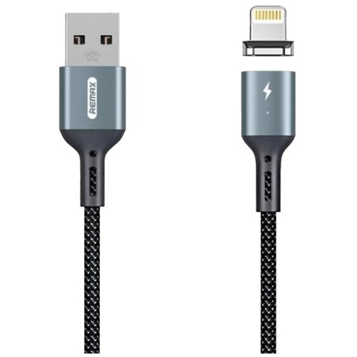 Кабель Remax Cigan USB - Lightning (RC-156i), 1 м, 1 шт., черный