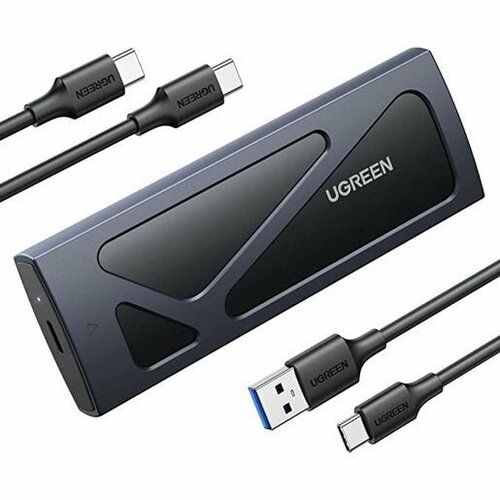 Бокс внешний для жесткого диска UGREEN CM578 (15512) M.2 NVMe SSD Enclosure с кабелем USB-C и USB-A.