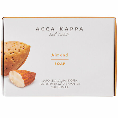 Мыло туалетное твердое Acca Kappa Almond Soap, 150 гр