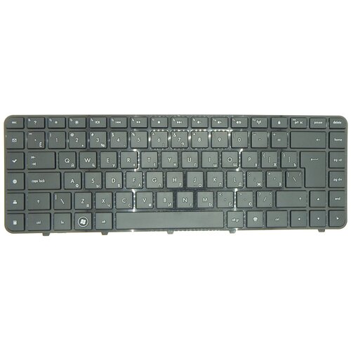 Клавиатура для ноутбука HP Pavilion dv6-3229er черная с рамкой