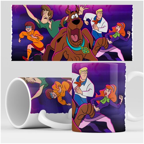 Кружка RocketCup с принтом "Скуби Ду" мультсериал Scooby Doo