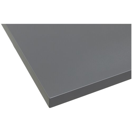 Столешница StolStoya 120*65 см толщ. 36 мм Сланцево-серый (эмаль) / для письменного стола / для компьютерного стола / для офисного стола