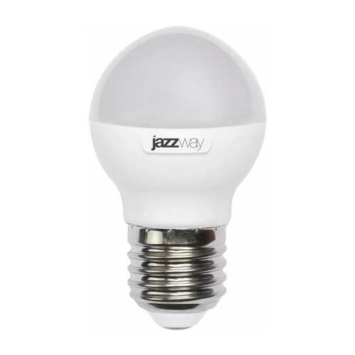 Лампа светодиодная PLED-SP G45 9Вт шар 3000К тепл. бел. E27 820лм 230В JazzWay 2859631A (7шт.)