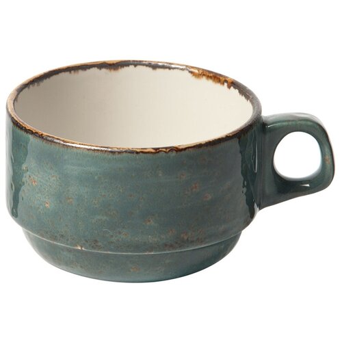Чашка чайная Steelite Крафт Блю 285мл, 90х90х65мм, фарфор, синий