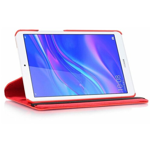 Поворотный чехол для Huawei MediaPad M5 Lite 8 / Honor Pad 5 8.0 (красный)