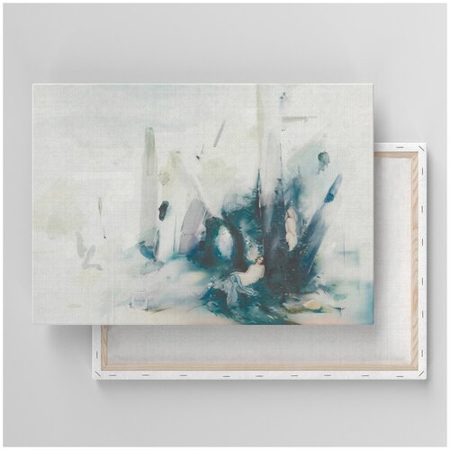 Картина на холсте с подрамником / Hamilton Richard - Soft Blue Landscape / Гамильтон Ричард