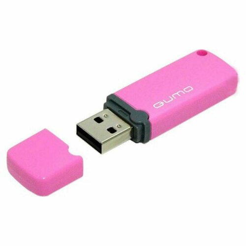 Карта памяти USB 16 Gb Qumo Optiva в блистере <розовый>