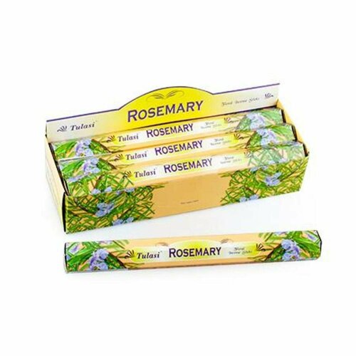 Tulasi ROSEMARY Floral Incense Sticks, Sarathi (Туласи благовония розмарин, Саратхи), уп. 20 палочек.