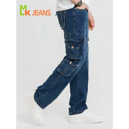 Джинсы MkJeans, размер 38, dark blue