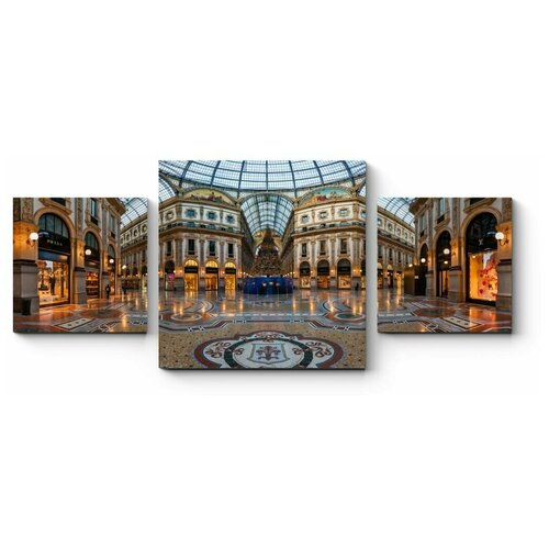 Модульная картина Внутри галереи Виктора Эммануила, Милан190x81