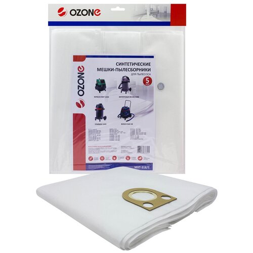 Мешки-пылесборники Ozone синтетические 5 шт для пылесоса STARMIX NSG UCLEAN LD-1445 PZ