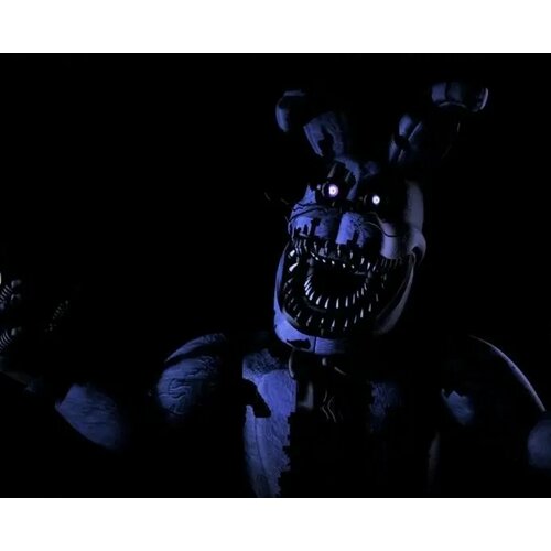 Плакат, постер Five Nights at Freddys, 2023. Пять ночей с Фредди на холсте, размер 42х60см