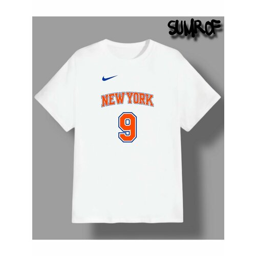 Футболка Zerosell с надписью new york нью йорк найк Nike, размер 8XL, белый