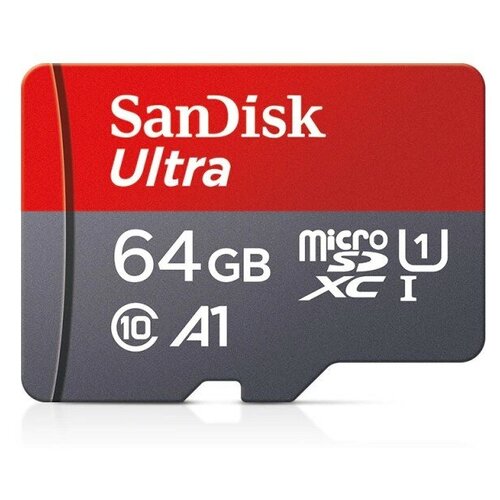 Карта памяти SanDisk Ultra 64GB micro SDXC UHS-I U1 класс 10 A1