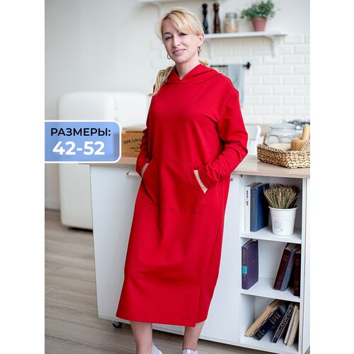 Платье MillenaSharm, размер 50, красный