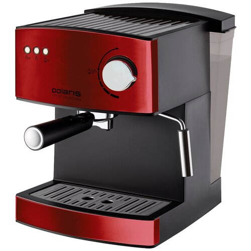 Кофеварка  рожковая Polaris PCM 1528AE Adore Crema, черный/красный