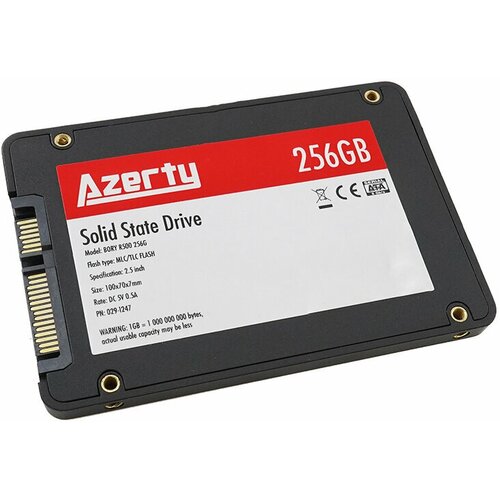 Жесткий диск SSD (твердотельный) для ноутбука 2.5" 256Gb Azerty Bory R500