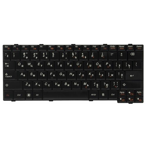 Клавиатура для ноутбуков Lenovo IdeaPad S12 RU, Black