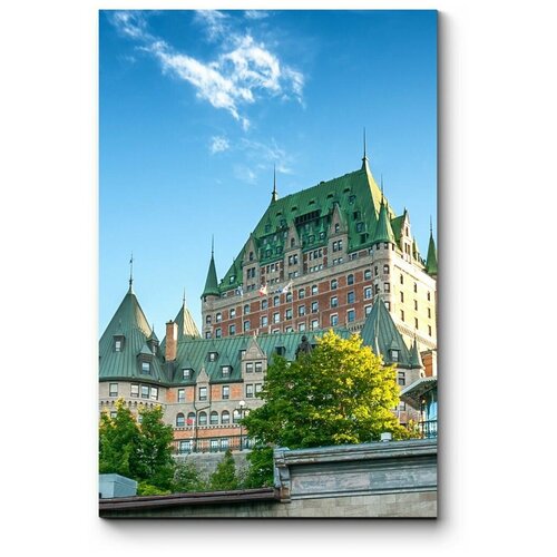 Модульная картина Квебекский городской замок. 70x105