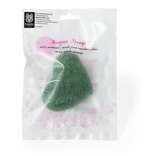Kristaller Спонж конжаковый с экстрактом зеленого чая, сердце