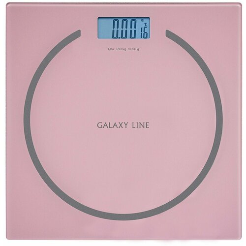 Весы напольные электронные Galaxy LINE GL4815 розовые