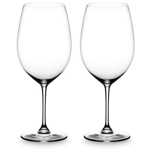 Набор бокалов Riedel Vinum Cabernet Sauvignon/Merlot Bordeaux для вина 6416/0, 610 мл, 2 шт., прозрачный
