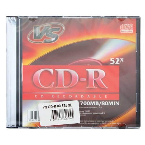 Диск CD-R , Тайвань (Китай), упаковка slim case