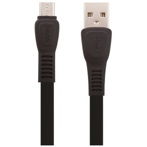 USB кабель HOCO X40 Noah MicroUSB, 2.4А, 1м, TPE (черный)