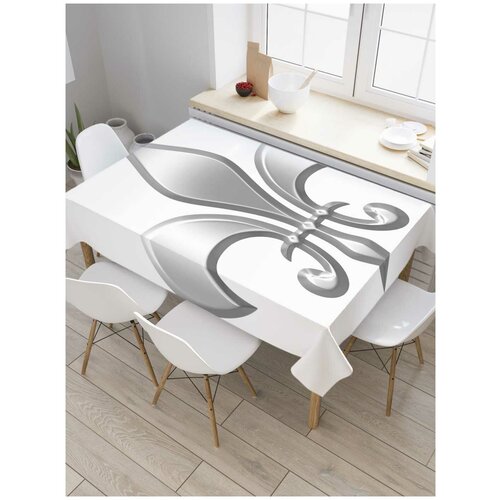 Скатерть прямоугольная JoyArty на кухонный стол "Блестящий орнамент" из оксфорда, 120x145 см