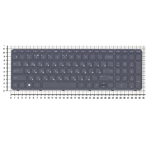 Клавиатура для ноутбука HP AER65U00310 (KBHP_Pavilion15), Цвет Черный
