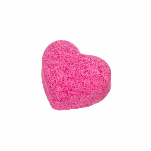 Бомбочка для ванны "Сердце", розовая, 10 г, 5 шт.