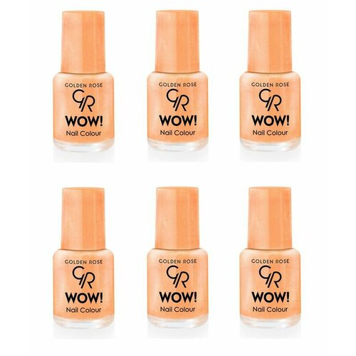 Golden Rose Лак для ногтей WOW! Nail Color, тон 112, 6 шт