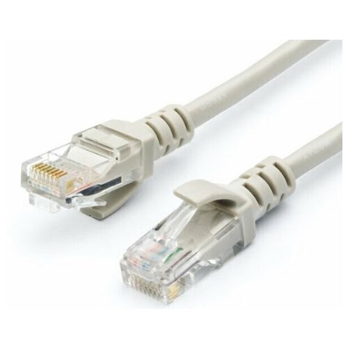 Сетевой кабель ATcom RJ45 CAT-5e UTP 0.5m Grey АТ9159