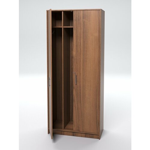 Шкаф для одежды ШО-44, Орех 90 x 44 x 210 см (ДхШхВ)
