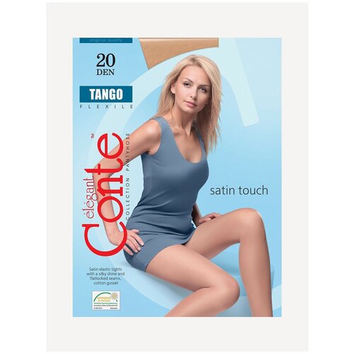 Колготки Conte elegant Tango, 20 den, размер 3, бежевый, коричневый