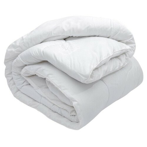 Одеяло зимнее 140х205 см, иск. лебяжий пух, ткань глосс-сатин, п/э 100%