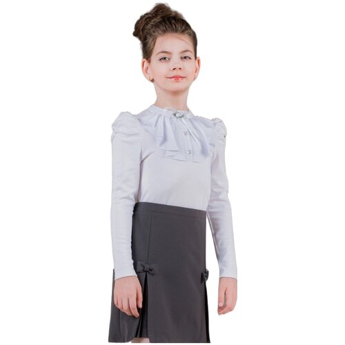 Школьная блуза Инфанта, размер 164/84, белый
