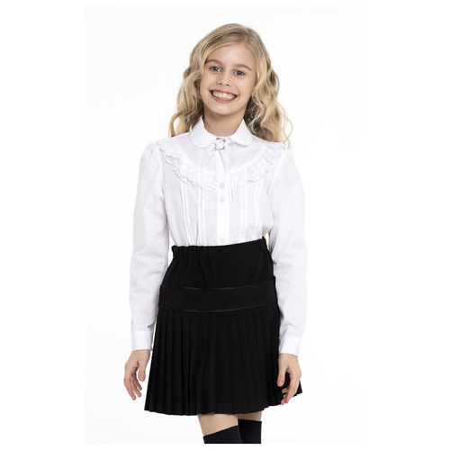 Школьная блуза Инфанта, размер 164-80, белый