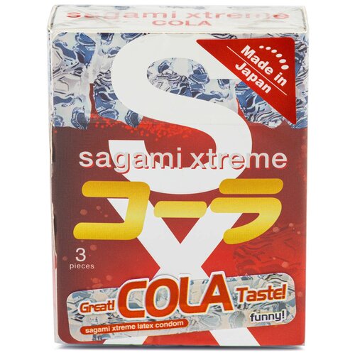 Презервативы Sagami Xtreme Cola, 3 шт.