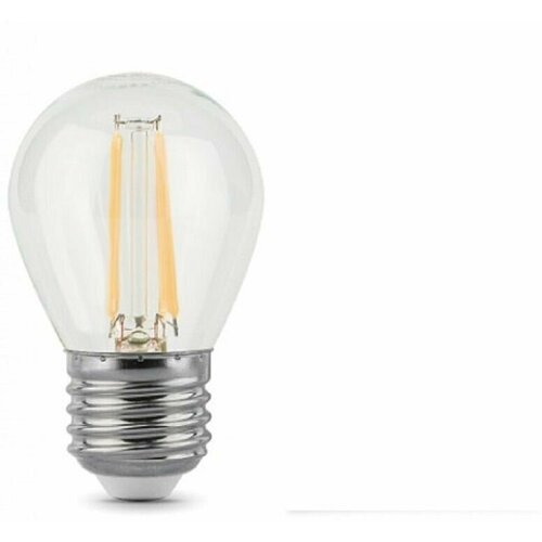 Лампа LED FILAMENT Е27 Шар 220v 5Вт 4100К D45*78мм Прозрачная колба 450Лм