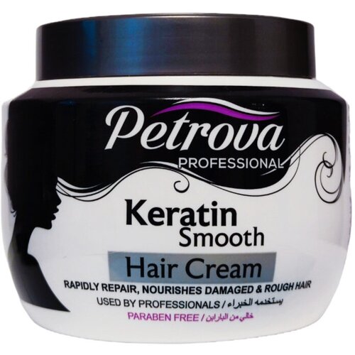 Petrova Professional Кератиновый крем для волос разглаживающий "Keratin Smooth", 500 мл