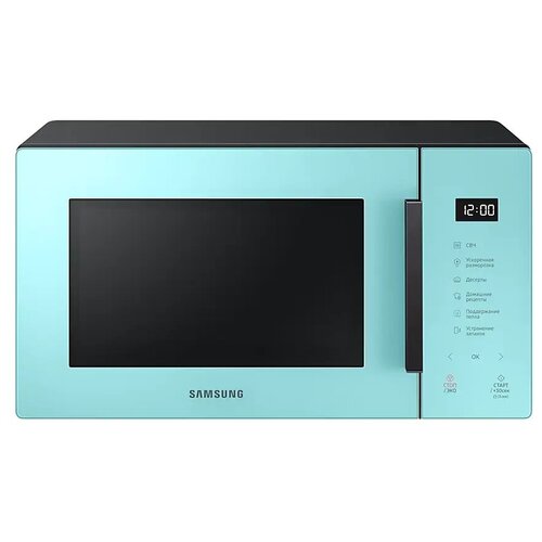 Микроволновая печь Samsung MS23T5018, черный/голубой
