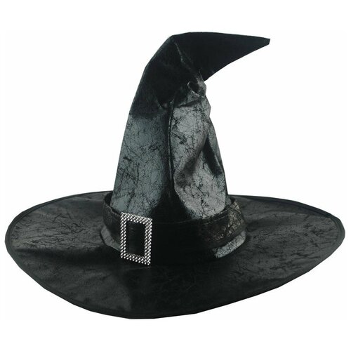 Шляпа Ведьмы Колпак Волшебника Чародейки черная