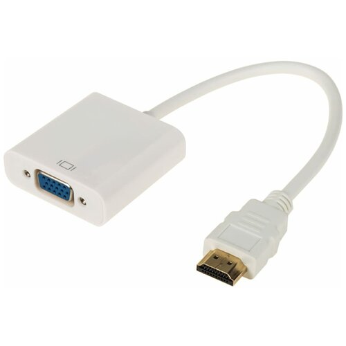 Переходник HDMI в VGA + jack 3.5 мм аудио + питание.