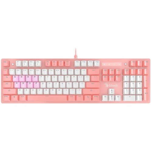 Игровая клавиатура A4Tech B800 Pink White